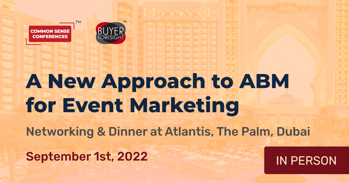 BuyerForesight - ABM Approach Towards Event Marketing