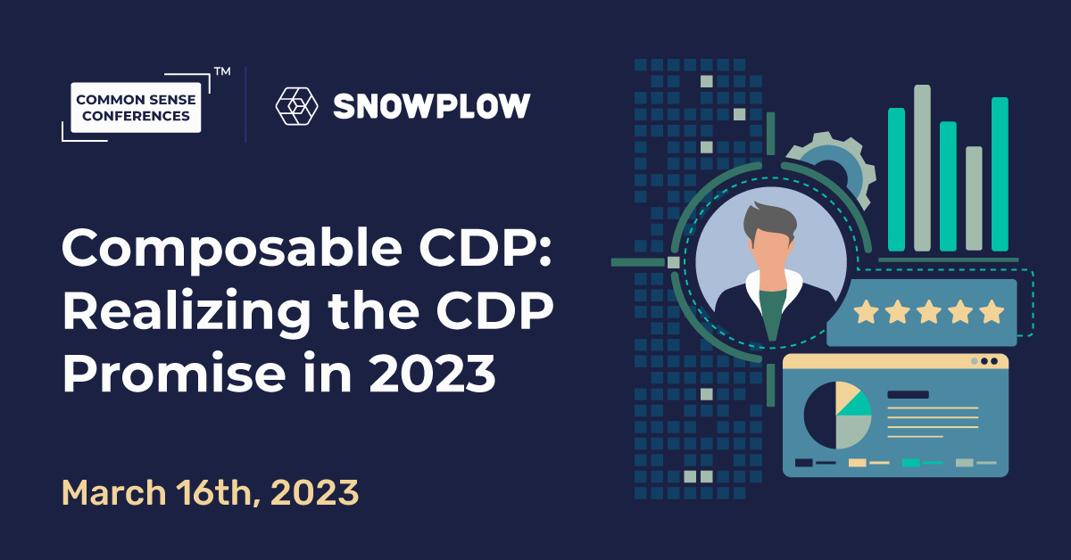 Snowplow Analytics - Composable CDP: Realizing the CDP promise in 2023 Snowplow Analytics - Composable CDP: Realizing the CDP promise in 2023
