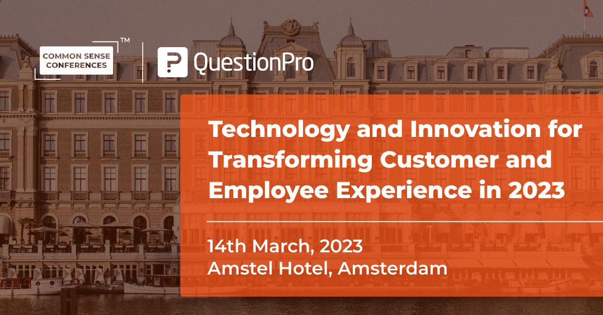 QuestionPro - Technology and Innovation for Transforming Customer and ...