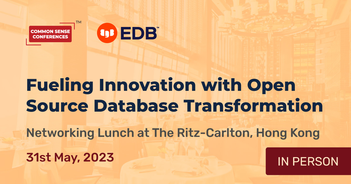 EDB - Fueling Innovation with Open Source Database Transformation