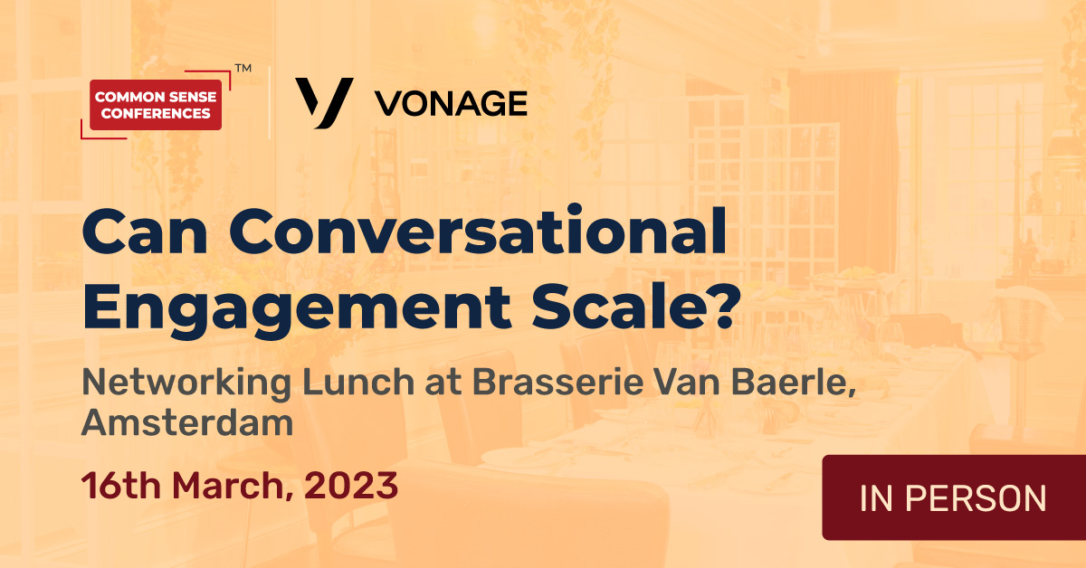 Vonage - Can Conversational Engagement Scale?