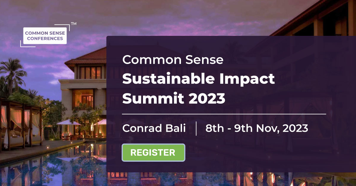 Common Sense Sustainable Impact Summit 2023