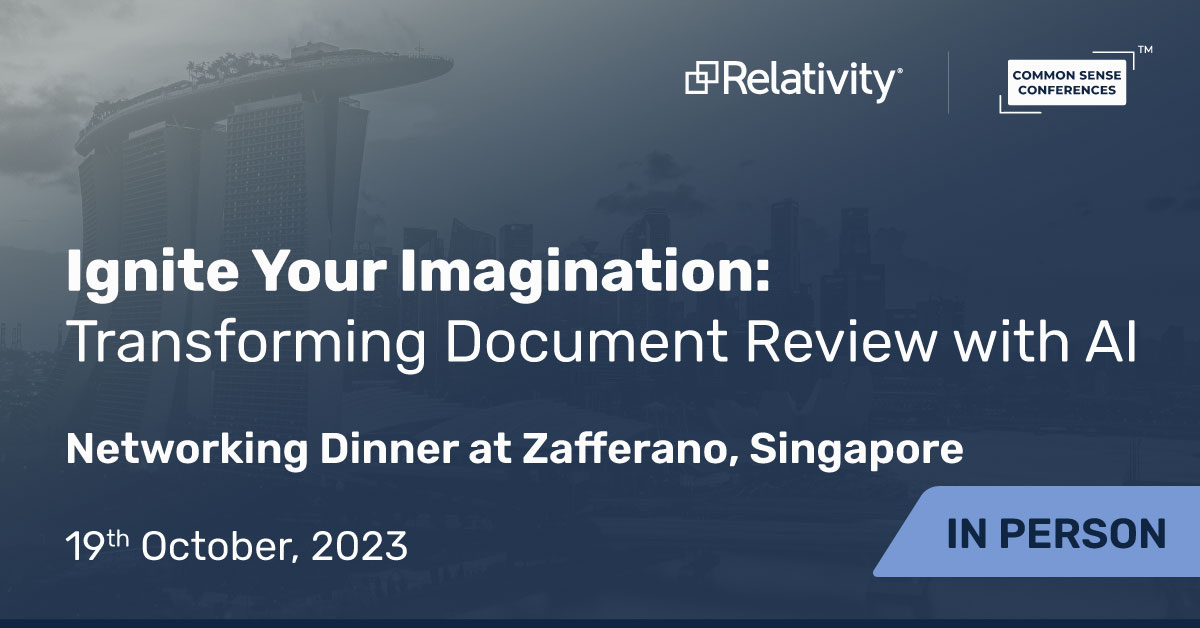 Relativity - Ignite Your Imagination: Transforming Document Review with AI