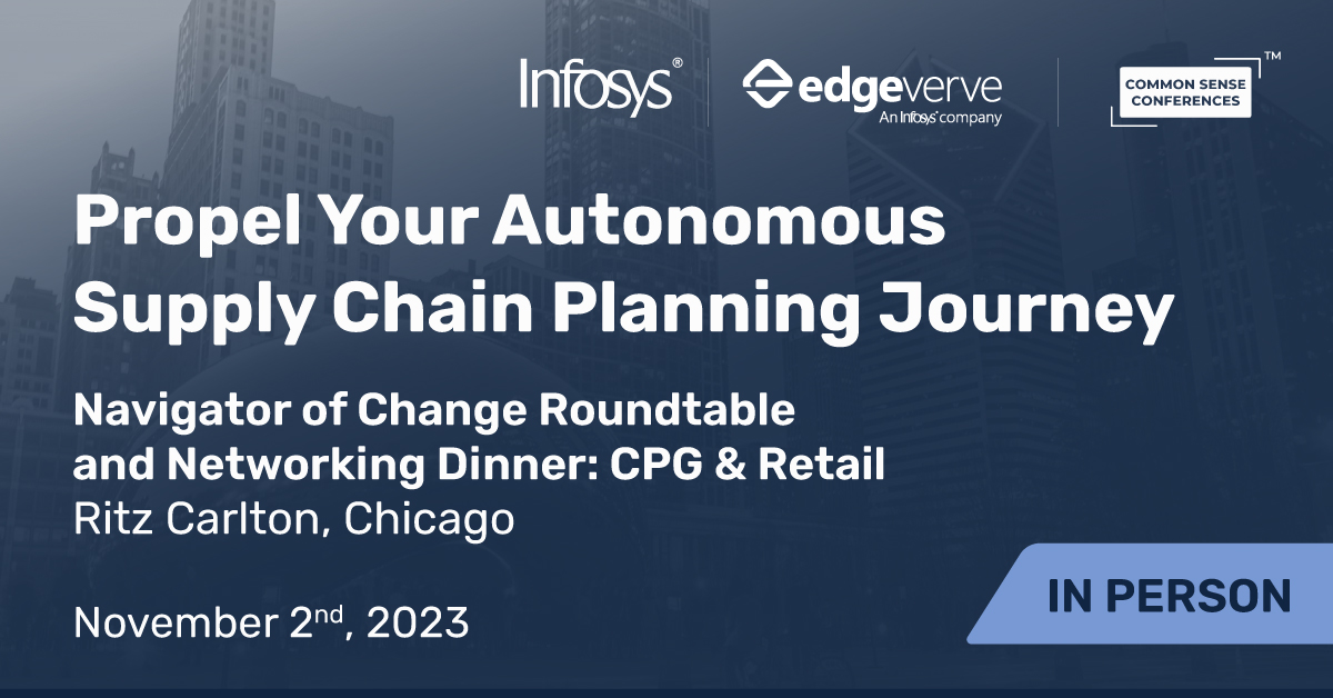 EdgeVerve - Propel Your Autonomous Supply Chain Planning Journey