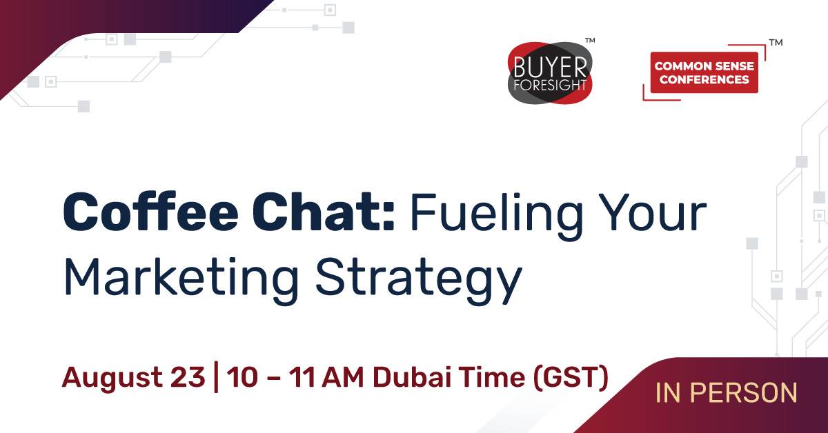 BuyerForesight - Coffee Chats Dubai