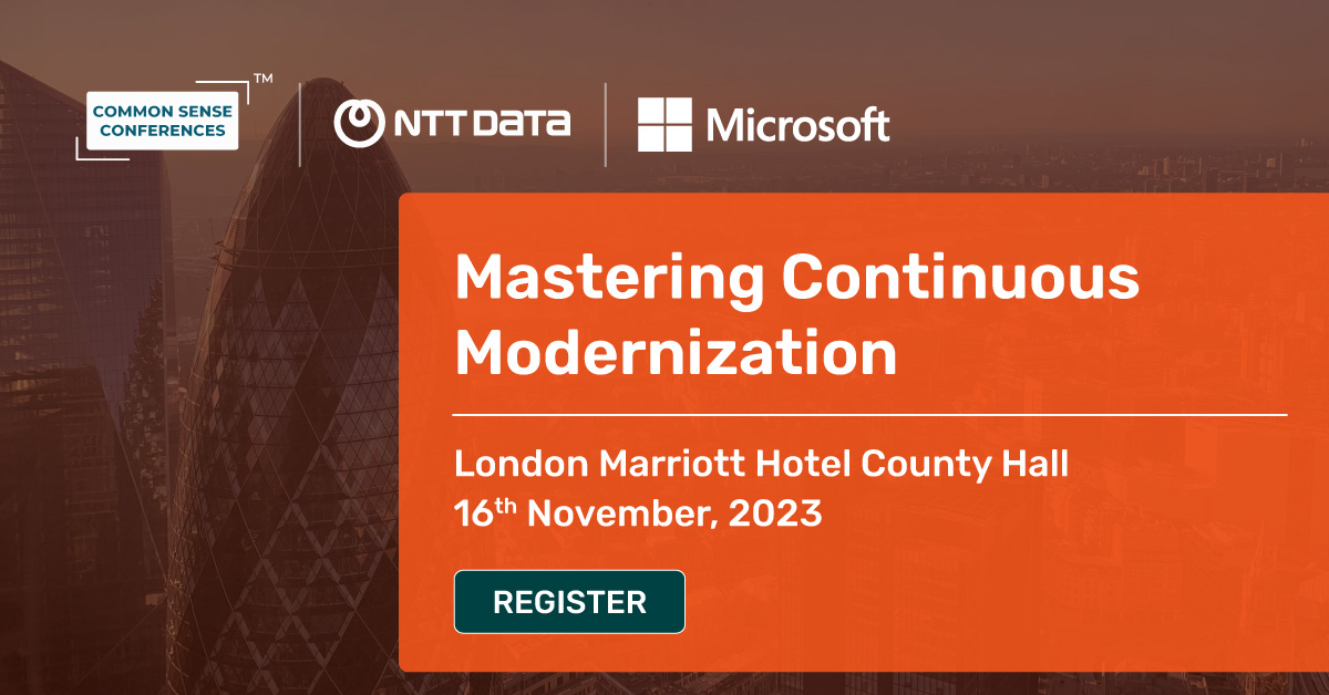 NTT - Mastering Continuous Modernization