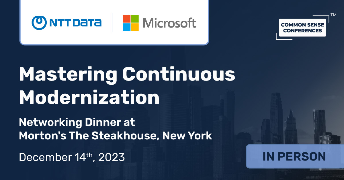 NTT - Mastering Continuous Modernization