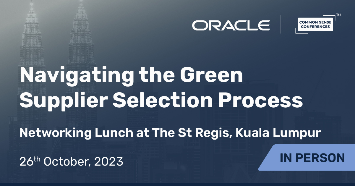 Oracle - Navigating the Green Supplier Selection Process