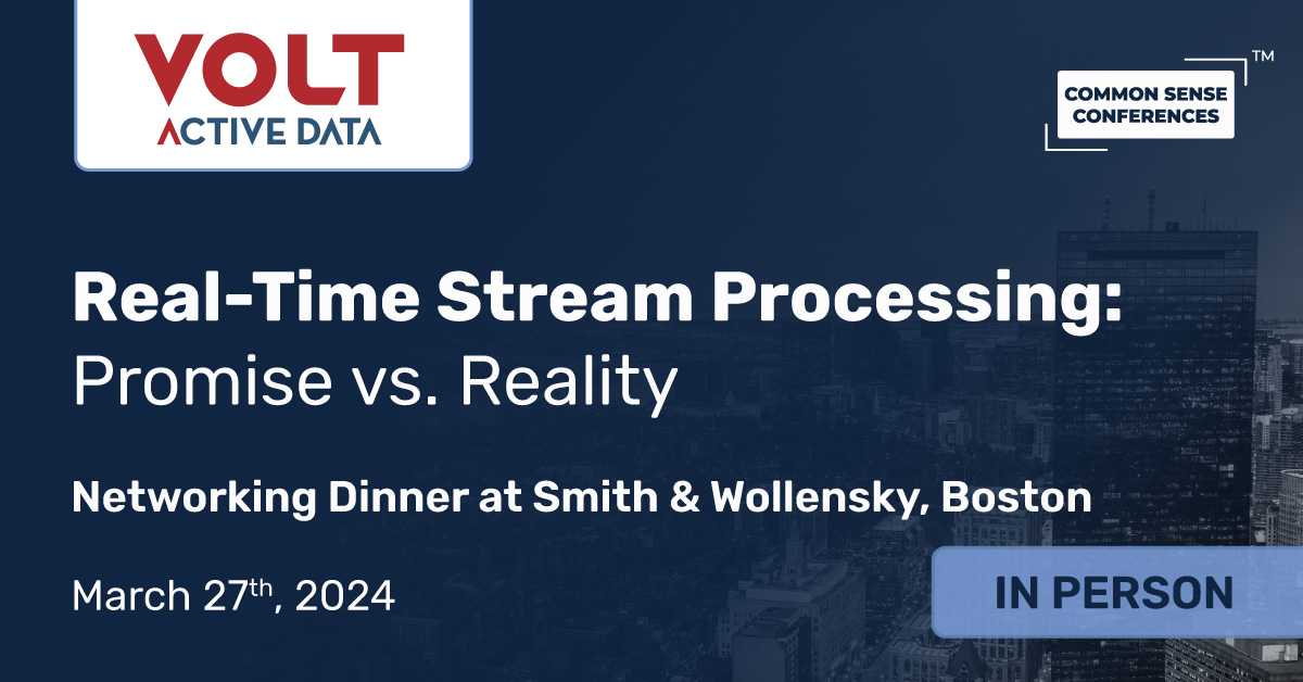 Volt Active Data - Real-Time Stream Processing: Promise vs. Reality
