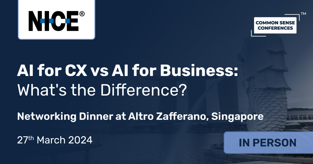 Nice Systems - AI for CX vs AI for Business: What's the Difference?