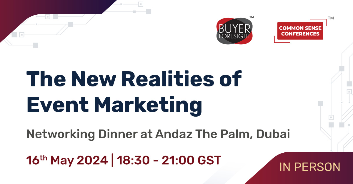 BuyerForesight - The New Realities of Event Marketing