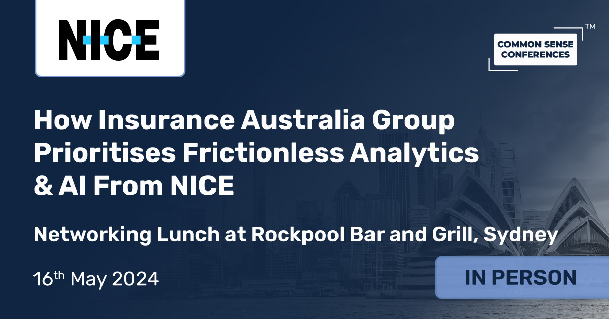 Nice - How Insurance Australia Group Prioritises Frictionless Analytics ...