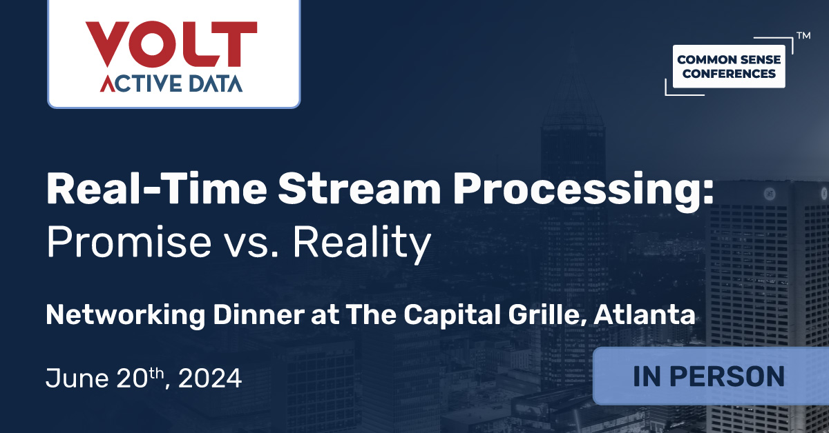 Volt Active Data - Real-Time Stream Processing: Promise vs. Reality