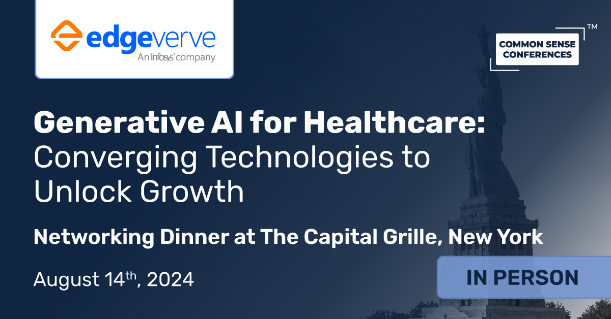 EdgeVerve - Generative AI for Healthcare: Converging Technologies to ... EdgeVerve - Generative AI for Healthcare: Converging Technologies to ...