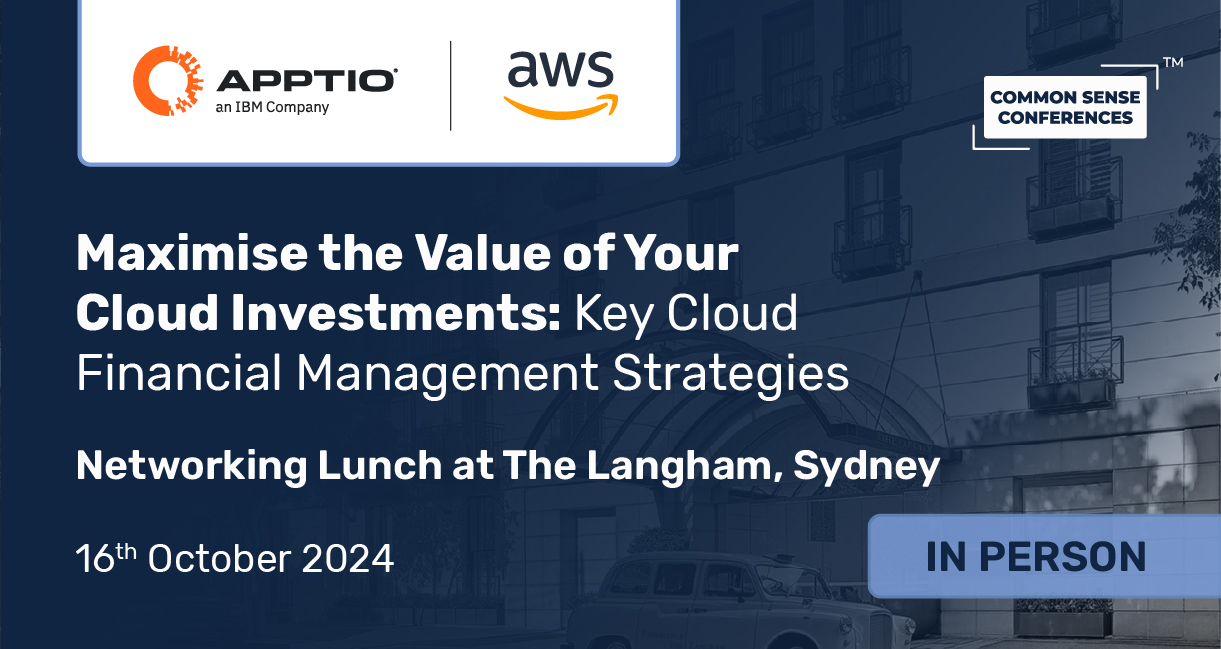 Apptio & AWS - Maximizing Value from Cloud Investments