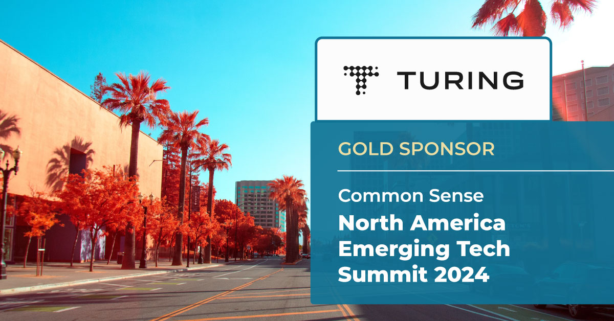 Turing - Gold Sponsor - North America Emerging Tech Summit 2024