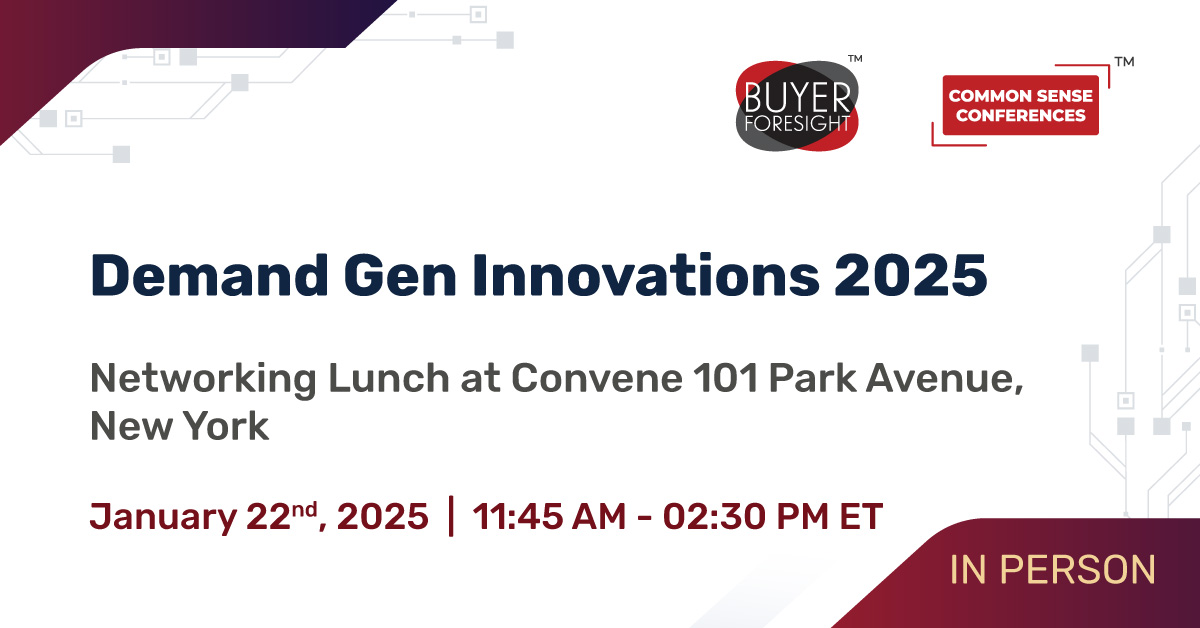 BuyerForesight - Demand Gen Innovations 2025