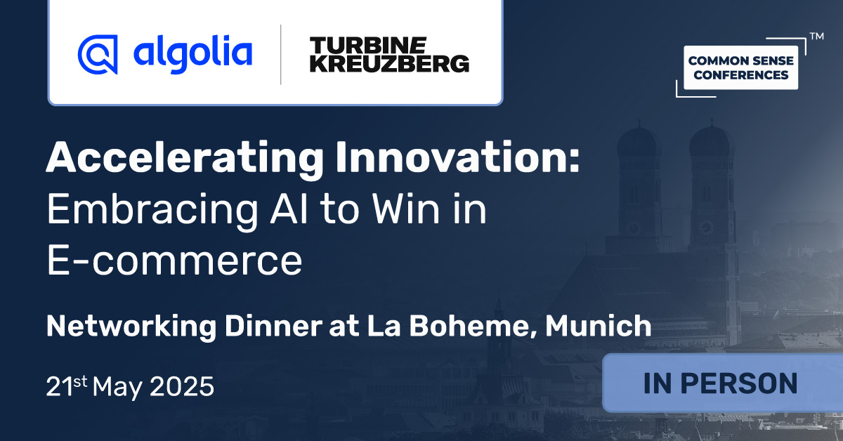 Algolia - Accelerating Innovation: Embracing AI to Win in E-commerce