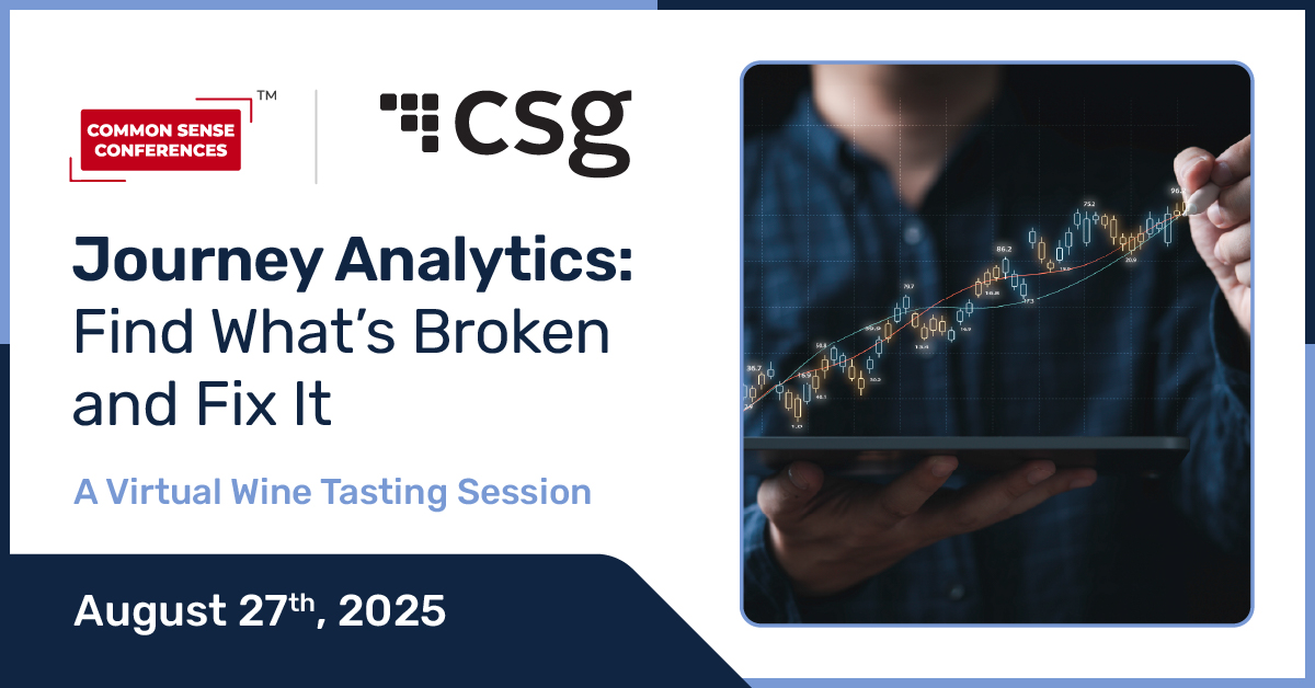 CSG Systems - Journey Analytics: Find What’s Broken and Fix It