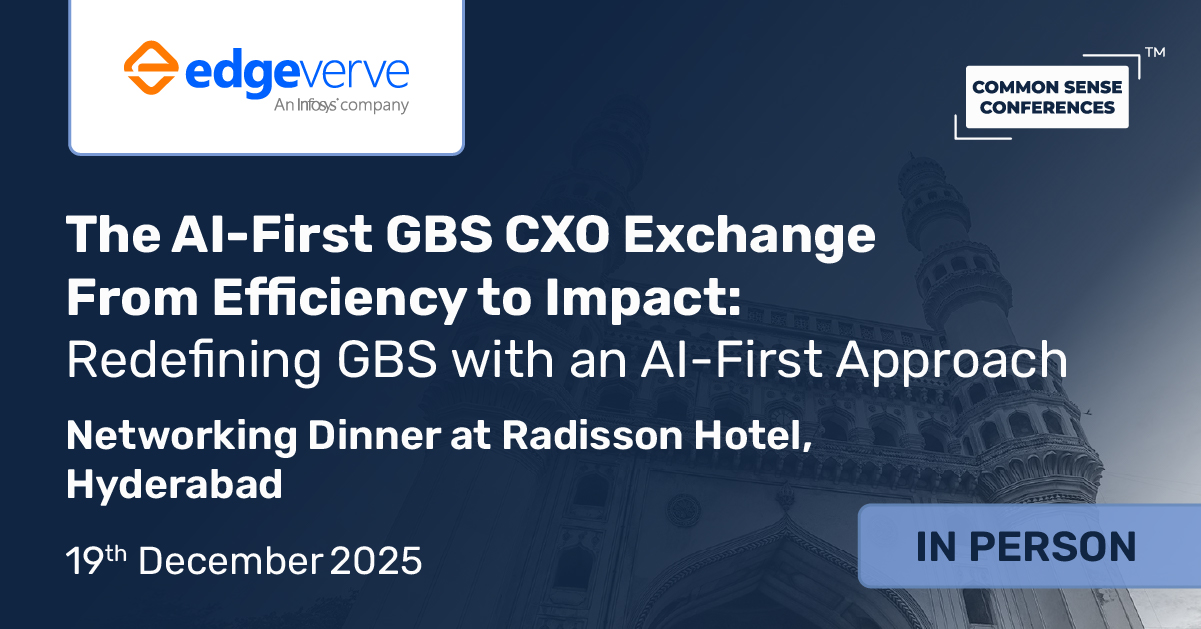 EdgeVerve - The AI-First GBS CXO ExchangeFrom Efficiency to Impact ...